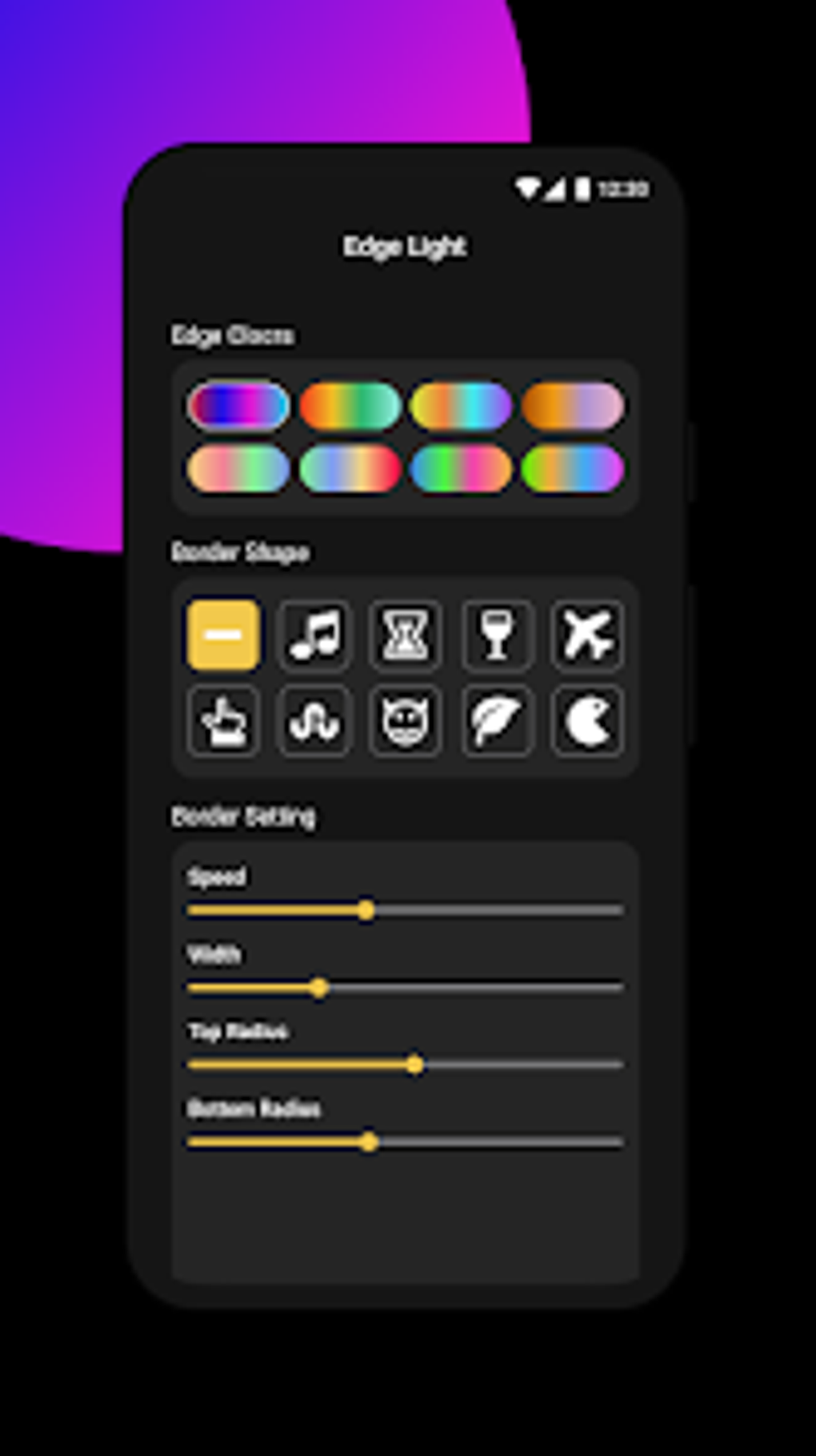 Colorful Border Lights cho Android - Tải về