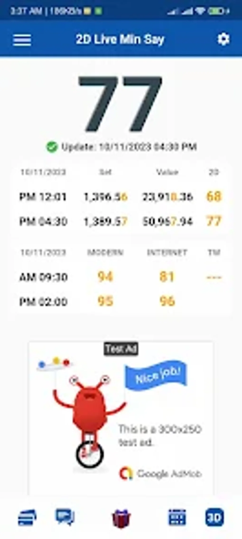 2D Live Min Say para Android - Descargar