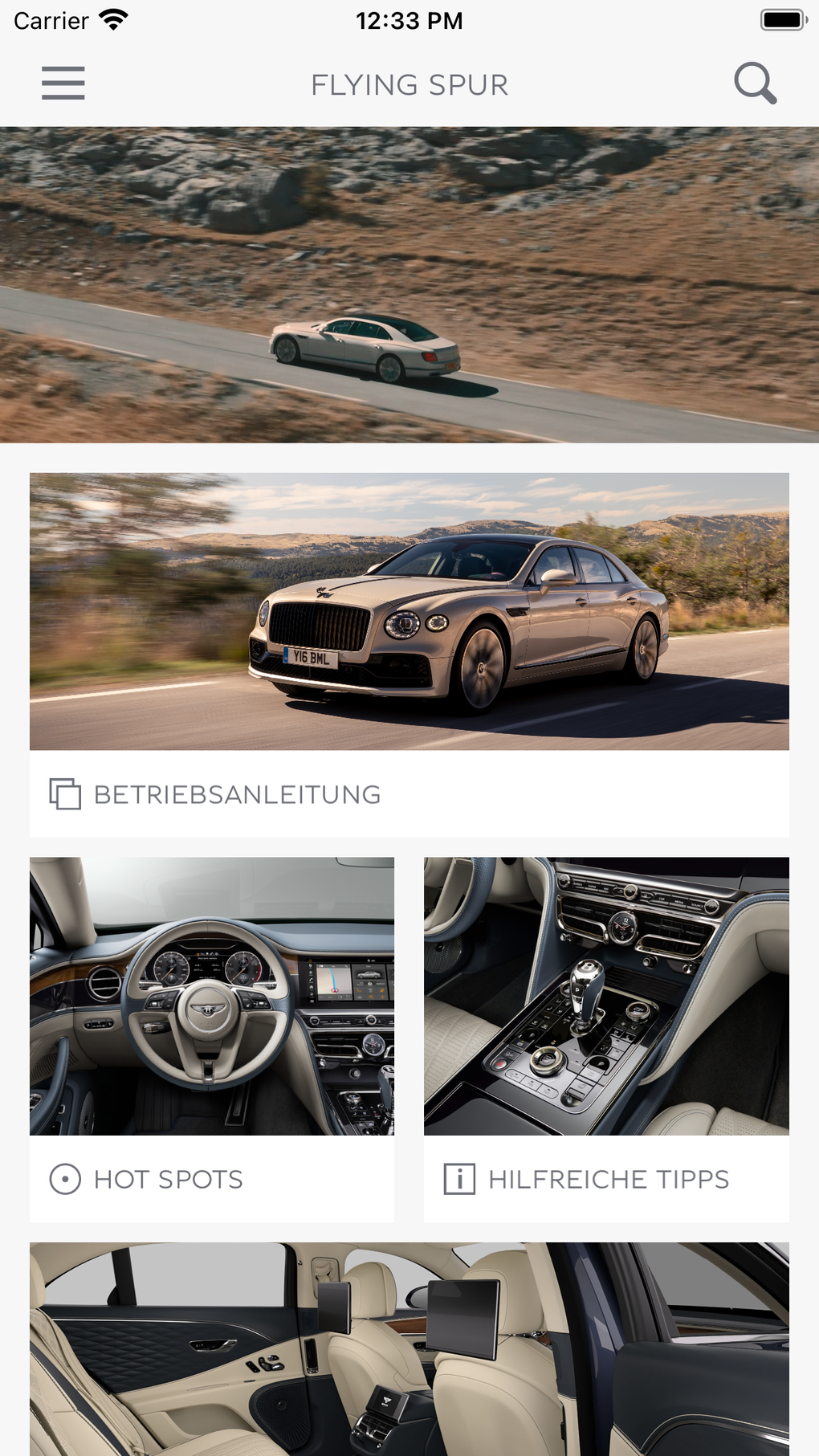 Bentley Drivers Guide para iPhone - Descargar