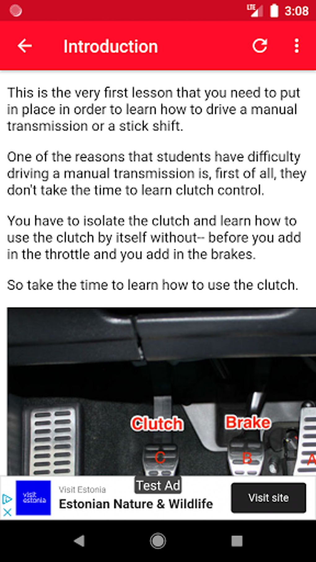 Android 용 Drive a Manuel Car - 다운로드