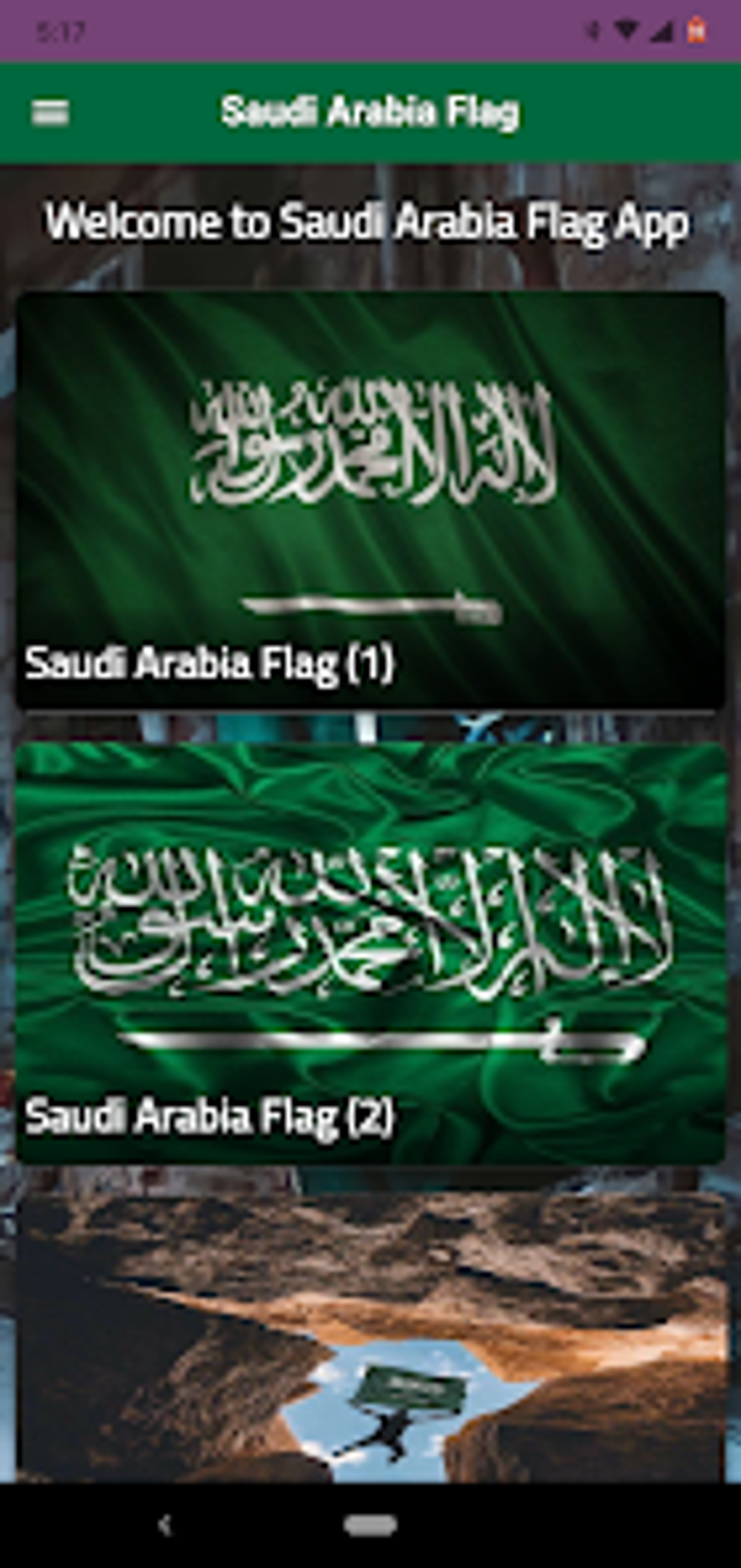 Saudi Arabia Flag Wallpapers für Android - Download