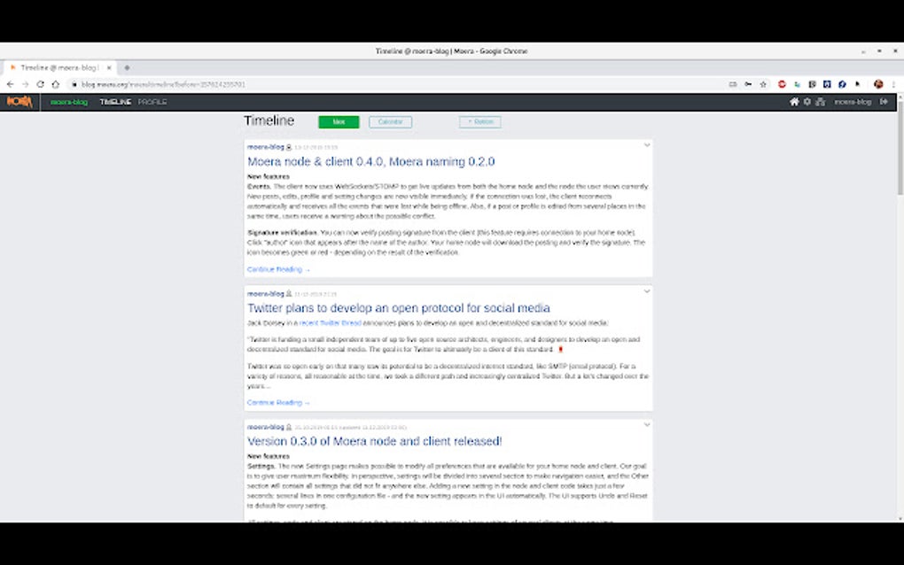 Moera for Google Chrome - Extension Download