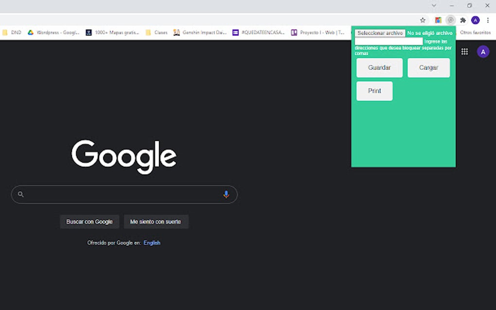 URL Blocker para Google Chrome - Extensión Descargar