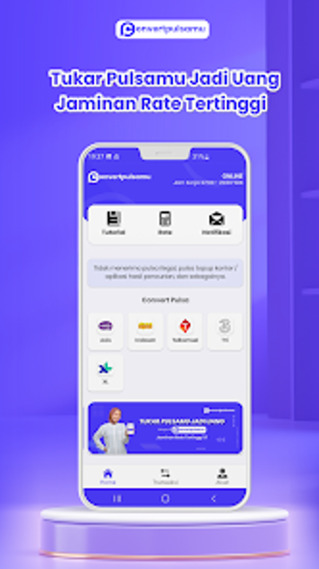 Convert Pulsamu Jadi Uang para Android - Descargar