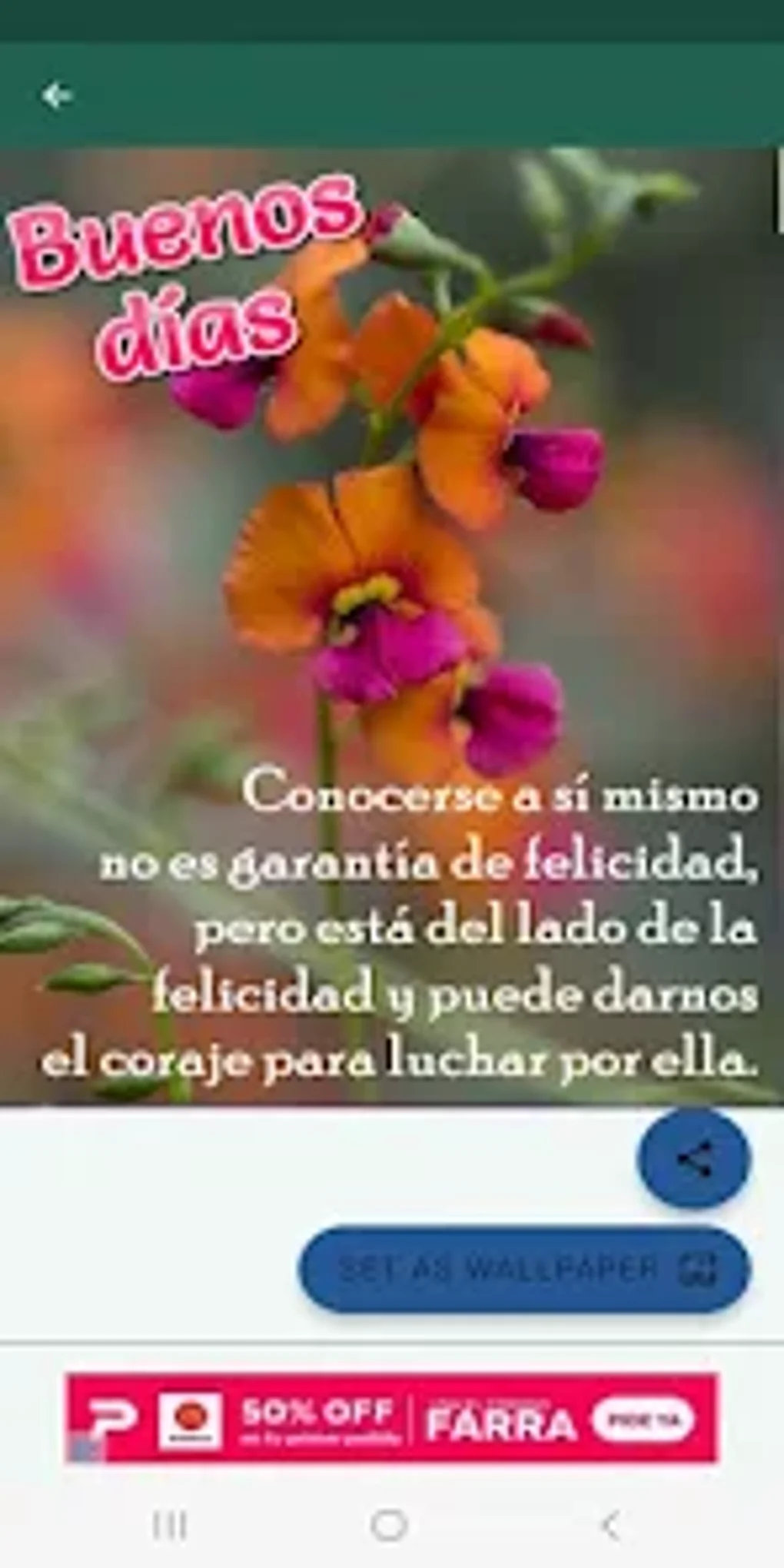 Buenos días tardes y noches para Android - Descargar