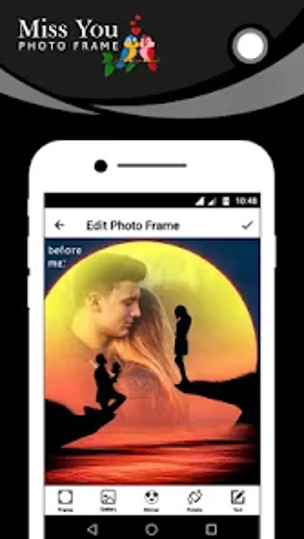 Miss You Photo Frame for Android - Download