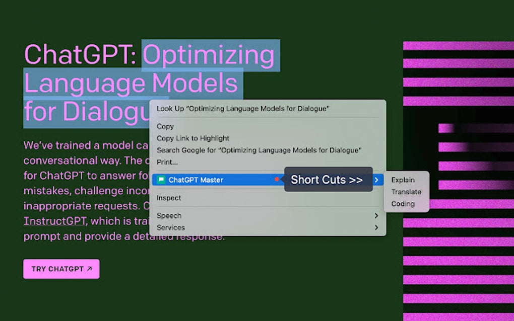 ChatGPT Master - Chat Everywhere by Shortcuts for Google Chrome - Extension Download