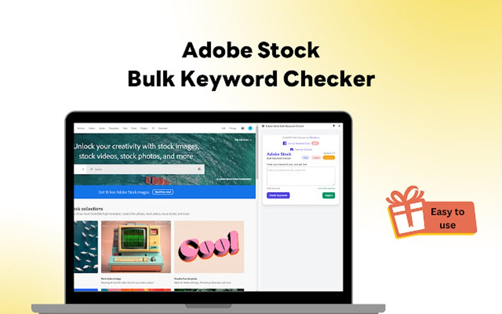 Adobe Stock Bulk Keyword Checker Google Chrome 용 - 확장 프로그램 다운로드