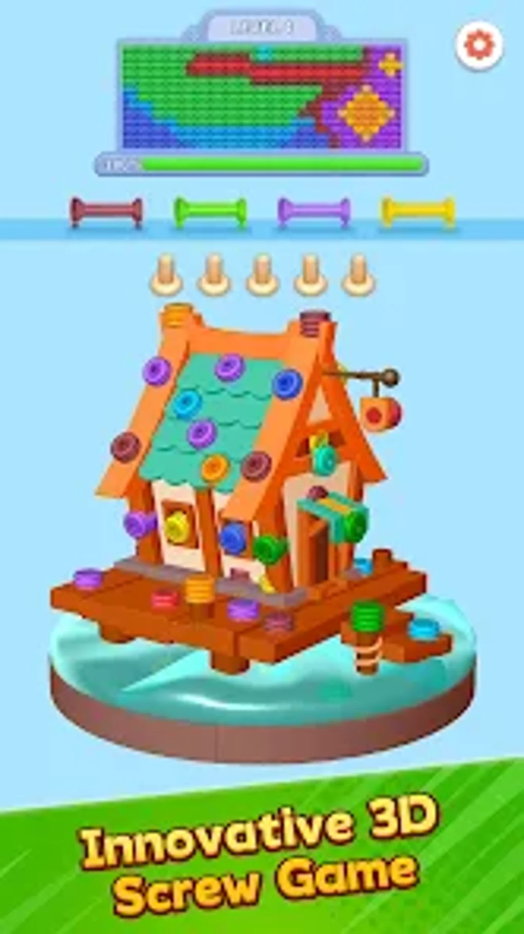 Screw Wool 3D: Craft Puzzle pour Android - Télécharger