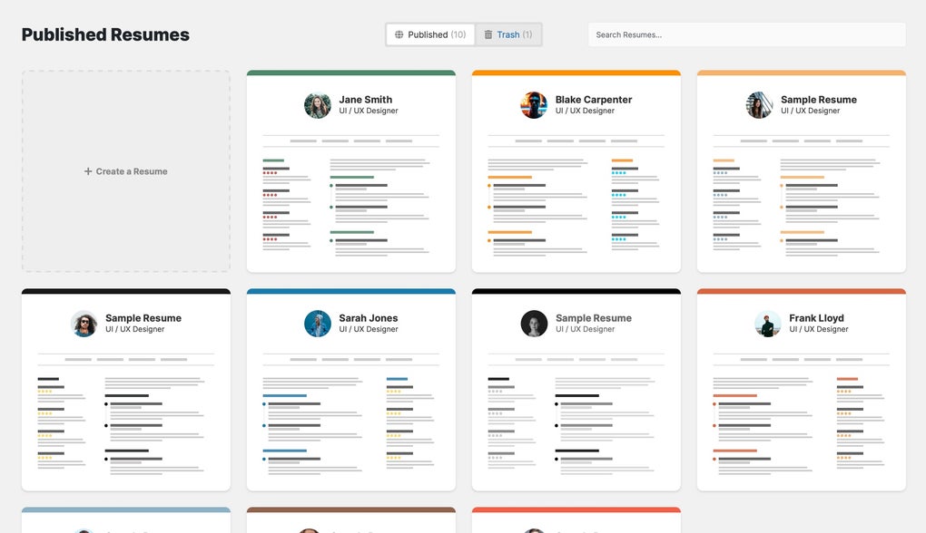 Resume Builder for WordPress - Download