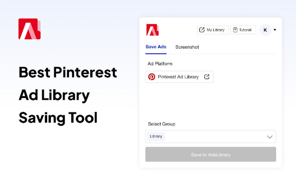 Ad Library: Save Pinterest Ads for Google Chrome - Extension Download