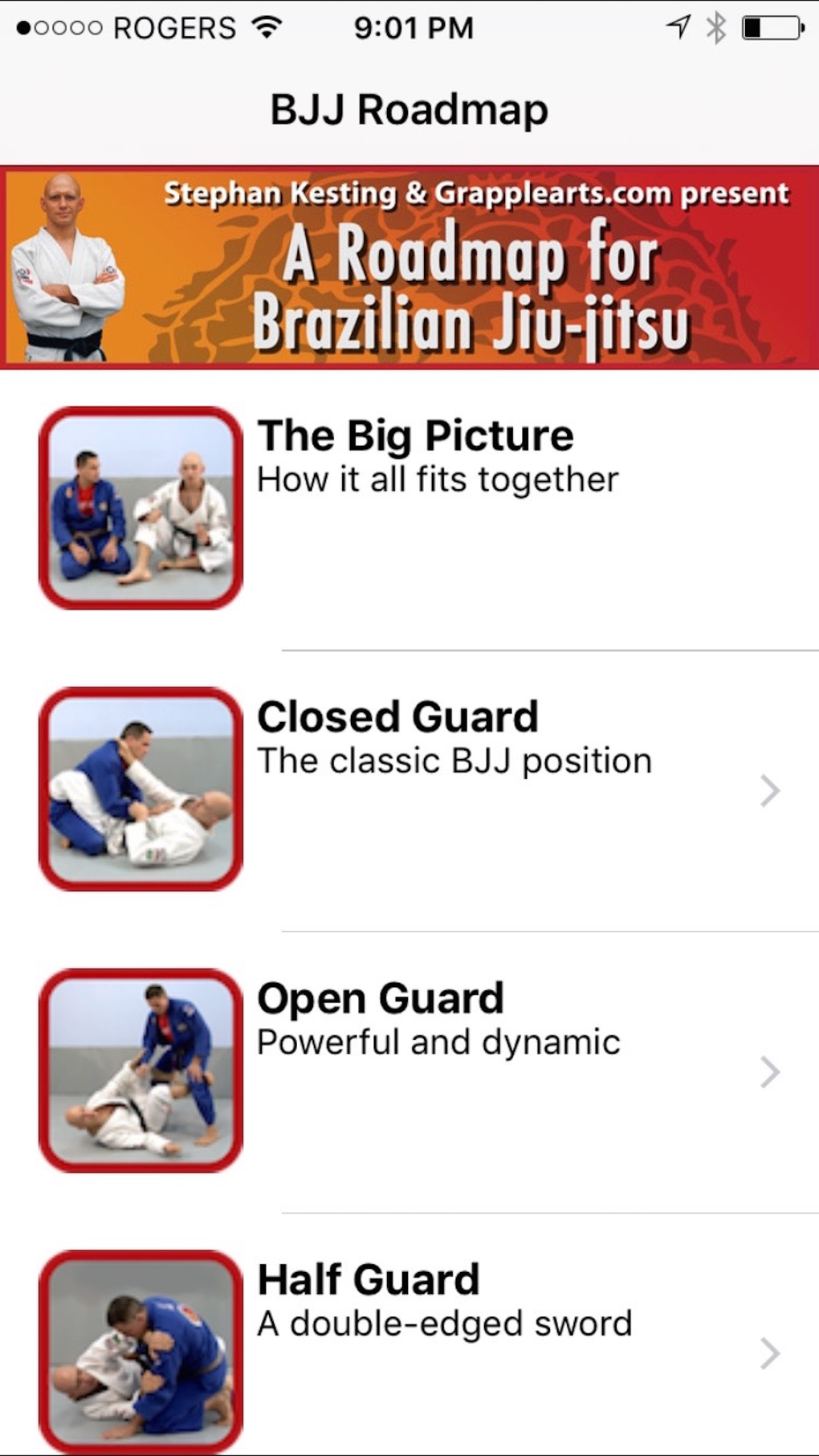 BJJ Roadmap для iPhone — Скачать