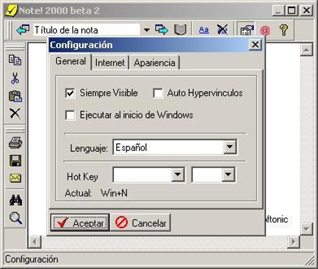Note! 2000 - Descargar