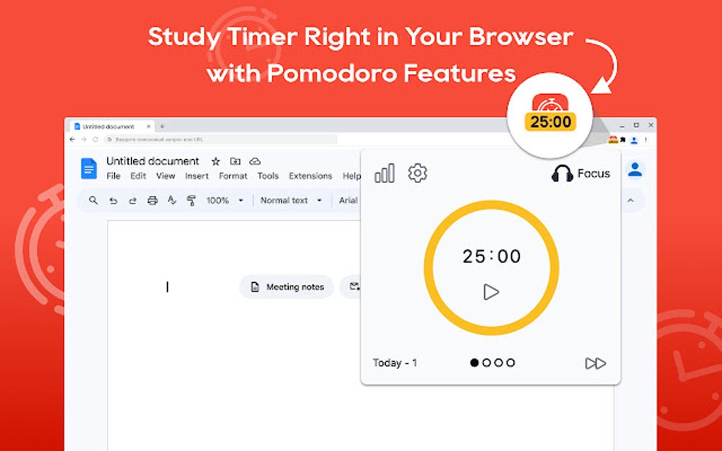 Study Timer para Google Chrome - Extensión Descargar