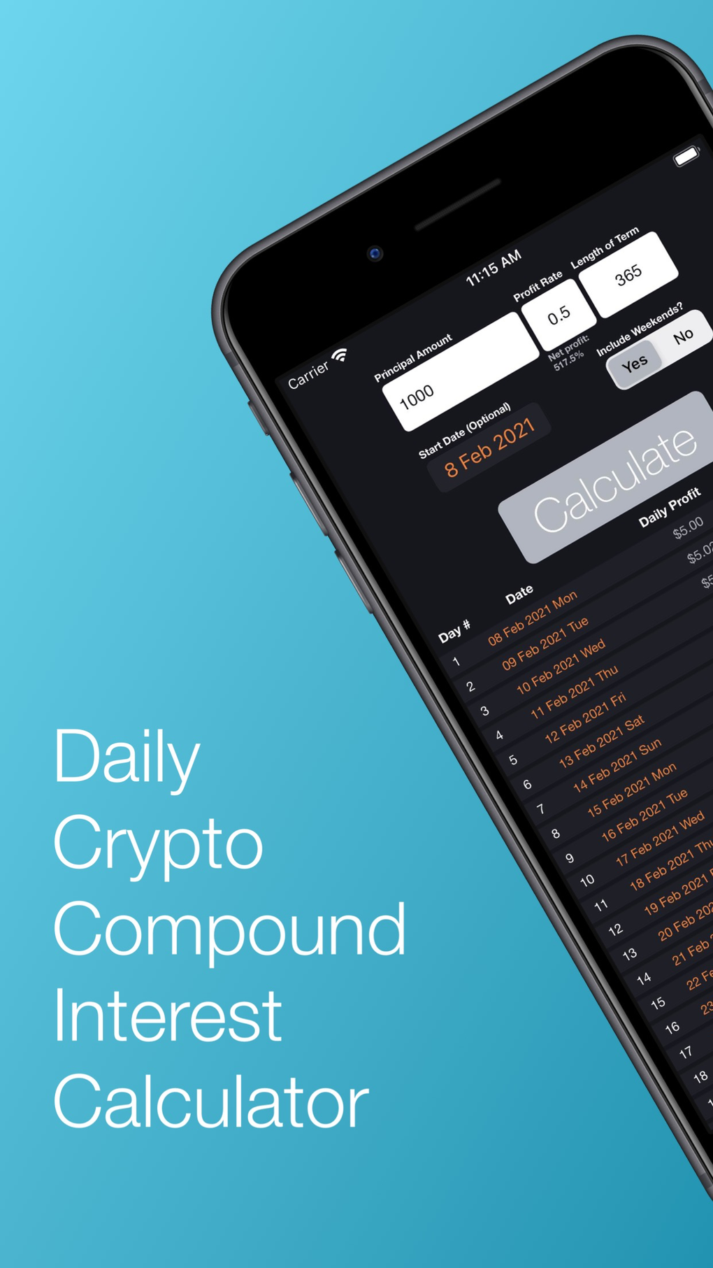 Compound Gain for iPhone - Download