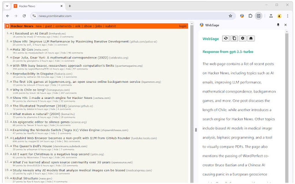 WebSage - AI Browser Extension for Google Chrome - Extension Download