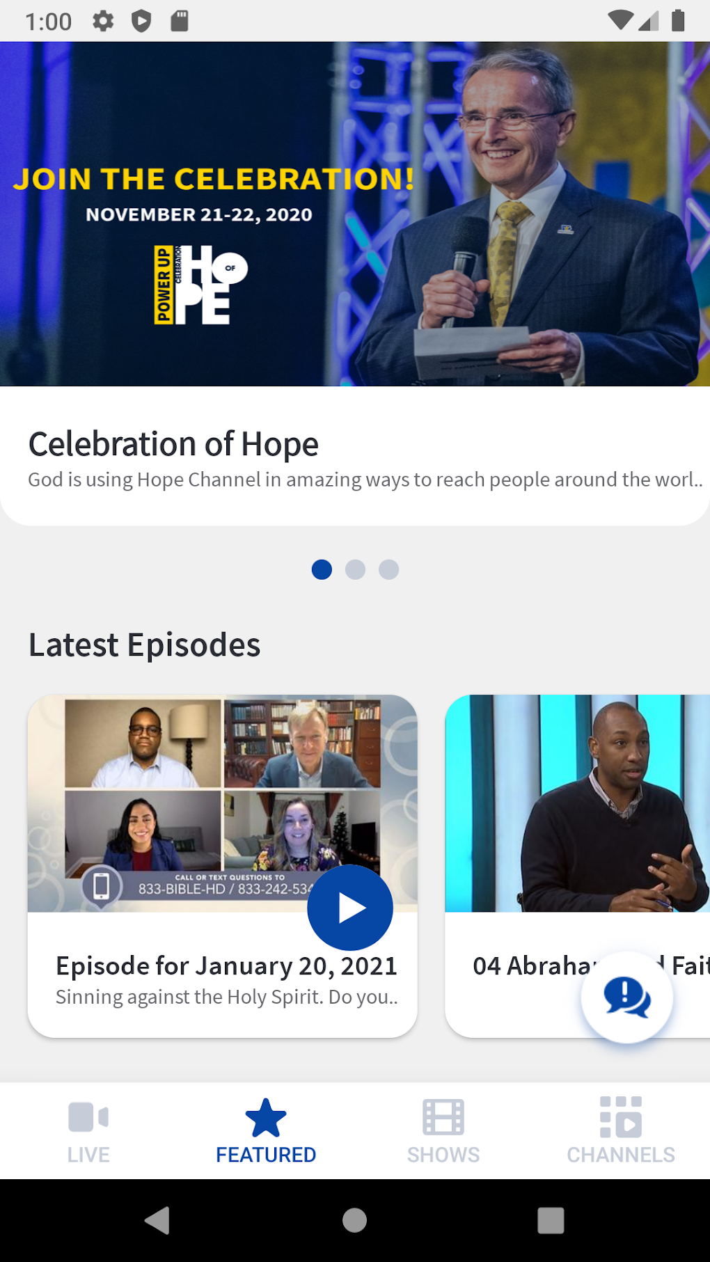 Hope Channel para Android - Descargar