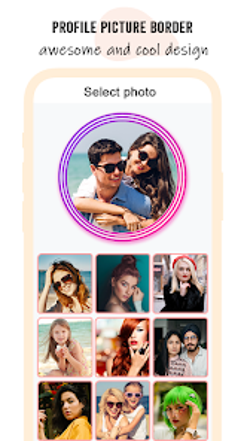 Profile Picture Border Frame per Android - Download