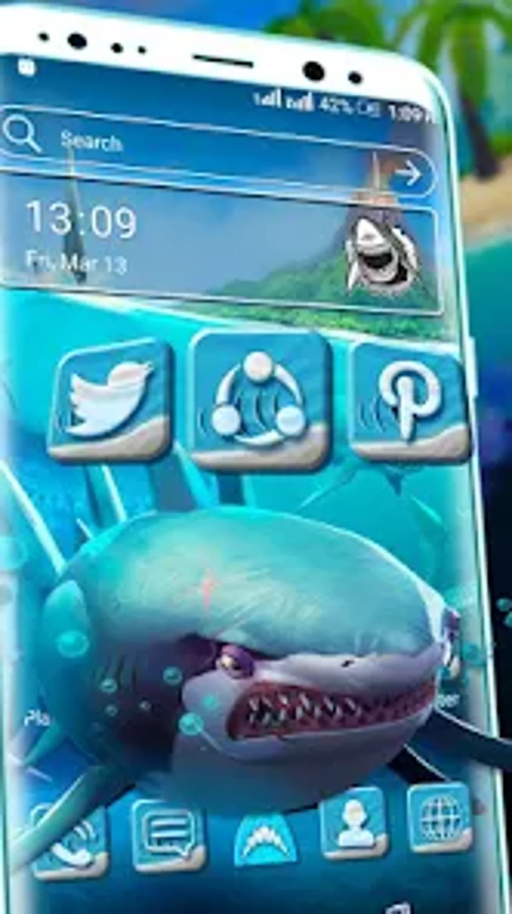 Shark Launcher Theme für Android - Download