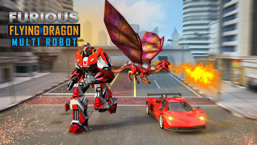 Multi Transforming Flying Dragon Robot Games para Android - Descargar