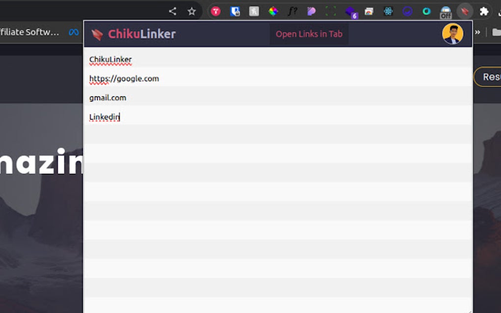 Chiku Linker - Open Links in Tab Google Chrome 용 - 확장 프로그램 다운로드 Chiku Linker - Open Links in Tab Google Chrome 용 - 확장 프로그램 다운로드