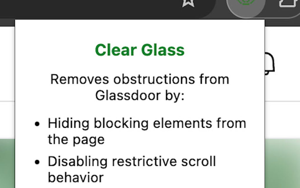 Clear Glass Google Chrome 용 - 확장 프로그램 다운로드