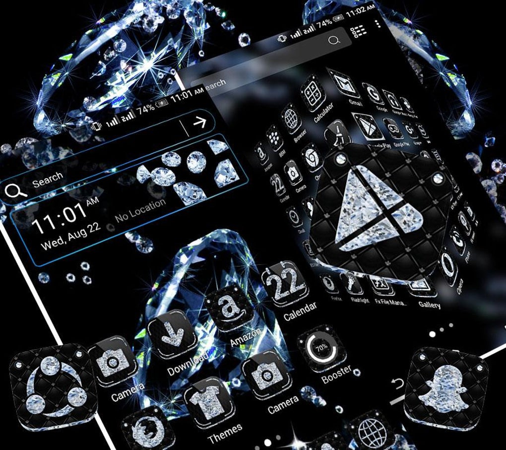 Black Diamond Launcher Theme APK for Android - Download