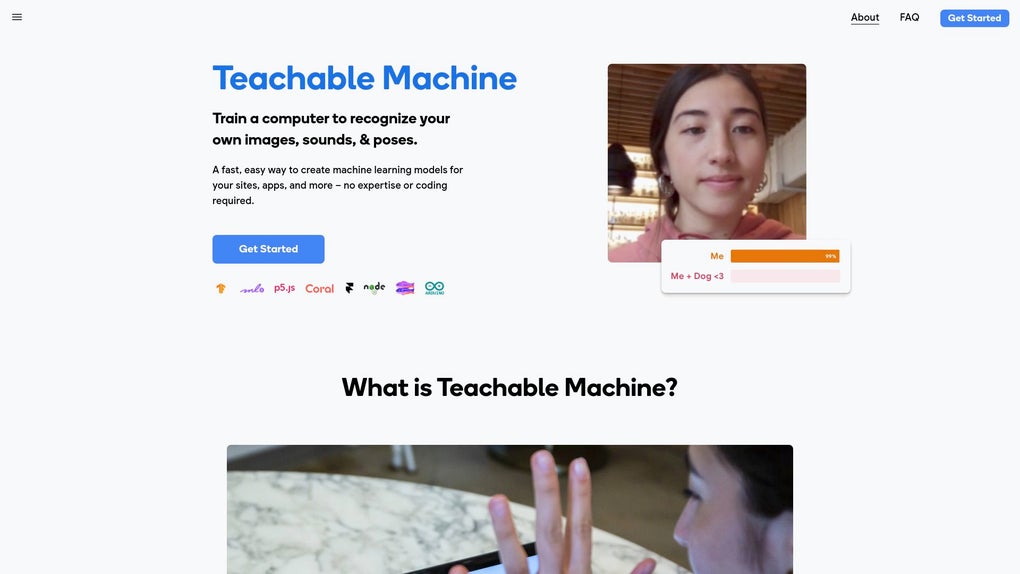 Teachable Machine cho Thiết kế bằng AI: đánh giá, tính năng và trường hợp sử dụng