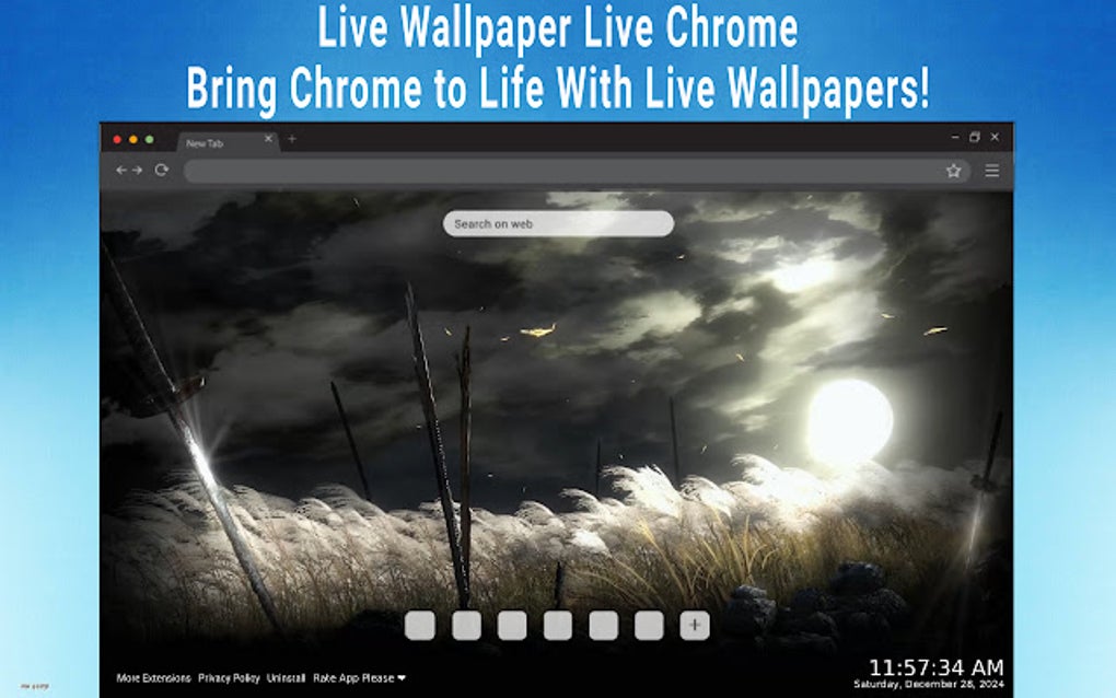 Battlefield Sekiro Live Wallpaper para Google Chrome - Extensión Descargar