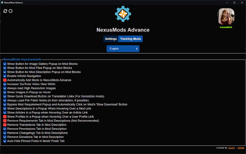 NexusMods Advance para Google Chrome - Extensión Descargar