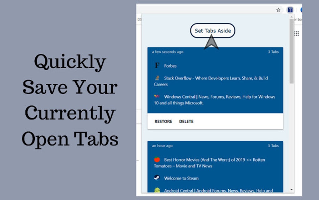 Save Chrome Tabs For Later for Google Chrome - Extension Download Save Chrome Tabs For Later for Google Chrome - Extension Download