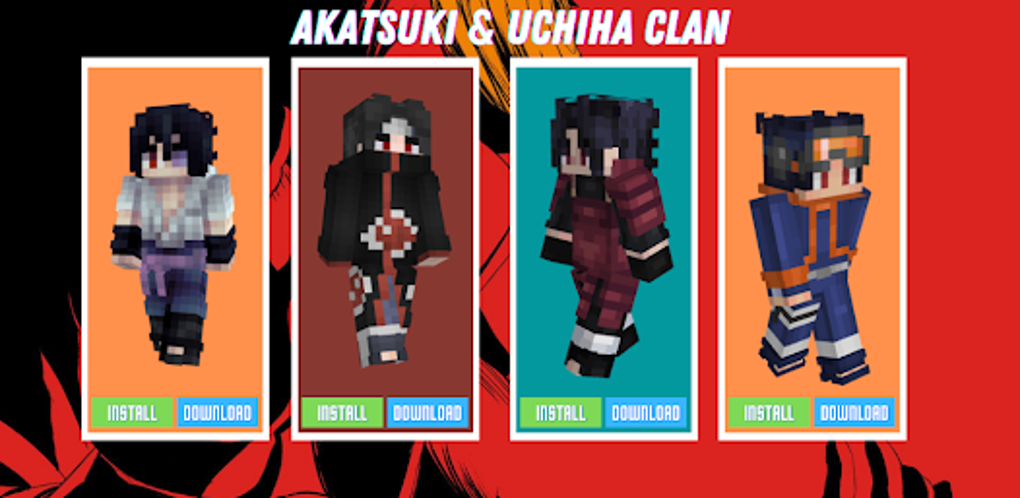 Android 용 Skins Minecraft Uchiha clan - 다운로드