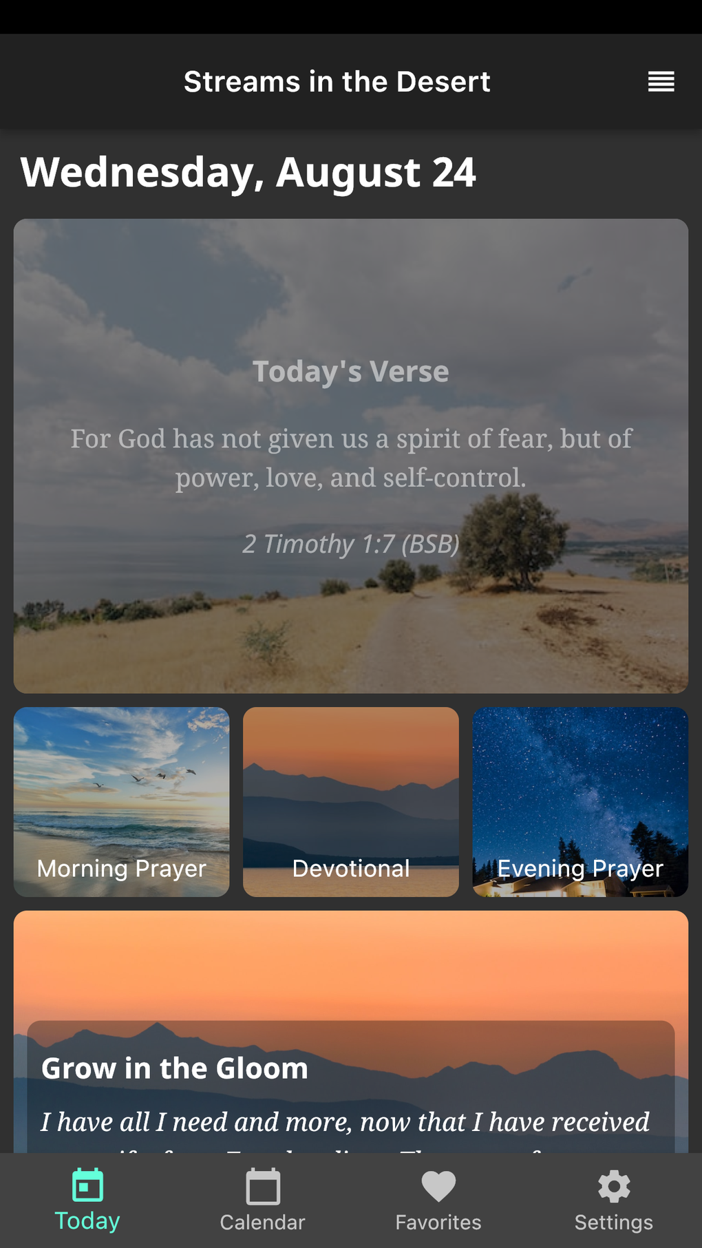 Daily Streams in the Desert para iPhone - Descargar