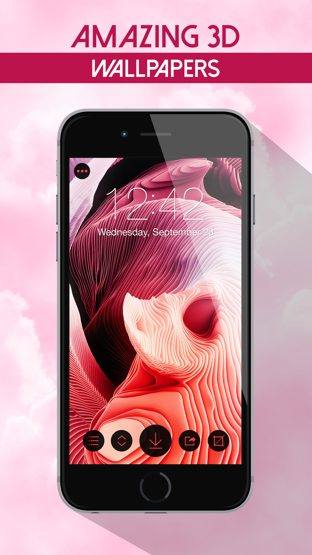 3D Wallpaper themes Sticker HD para iPhone - Descargar