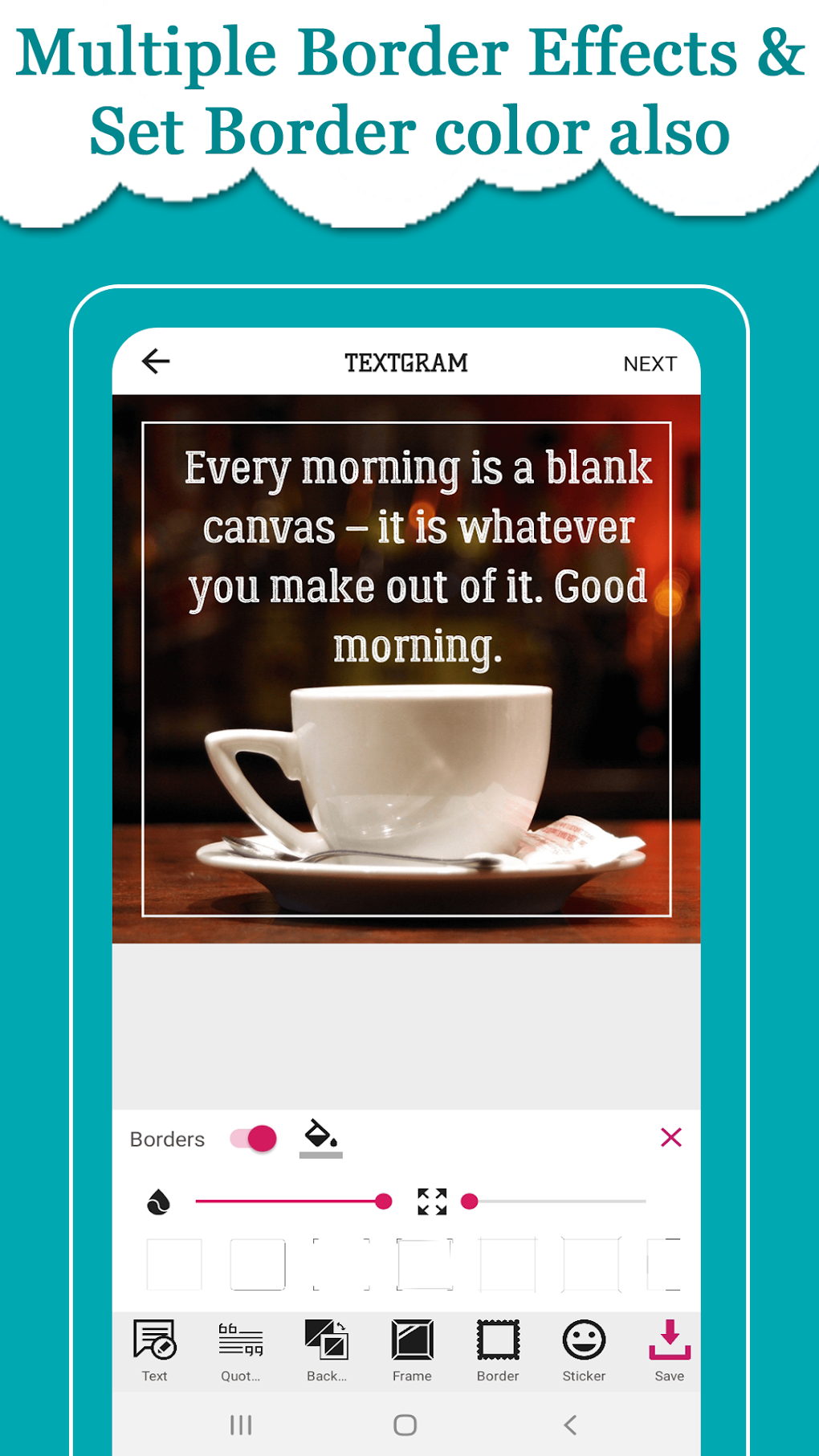 Textgram: text on photo for Android - Download