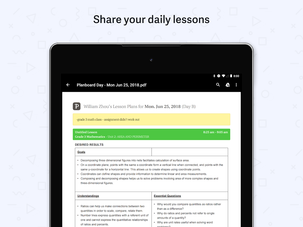 Planboard - Free Lesson Planne APK para Android - Descargar