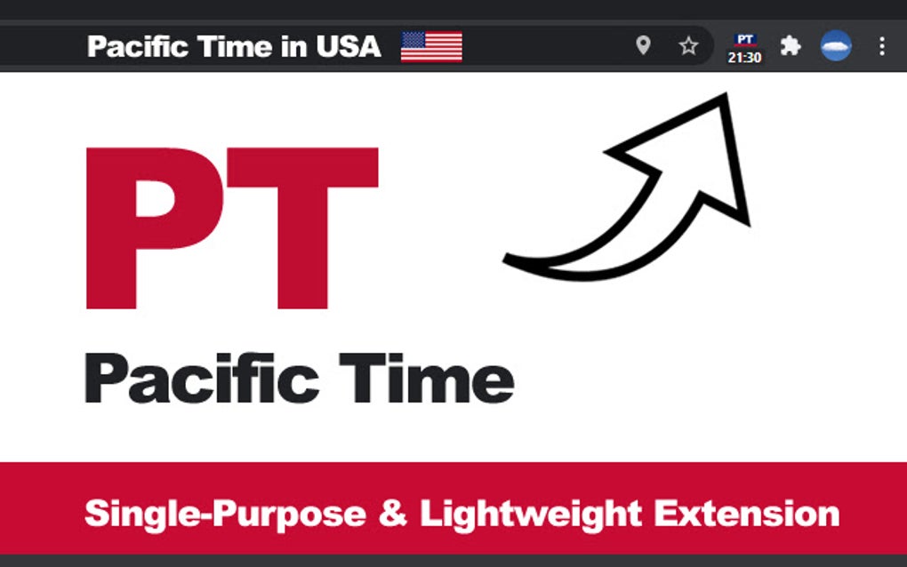 US Pacific Time (PT) for Google Chrome - Extension Download