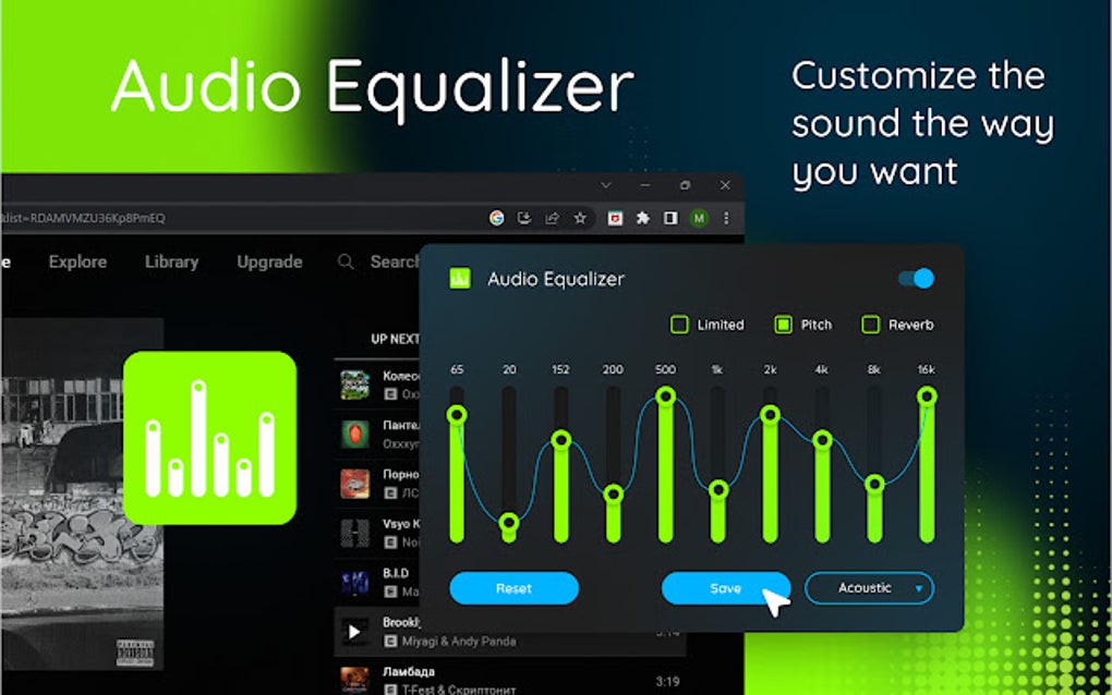 Audio Equalizer para Google Chrome - Extensión Descargar