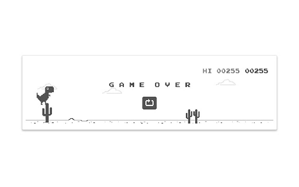 T-Rex Runner for Google Chrome - Extension Download