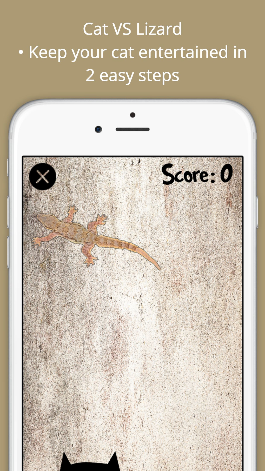 Cat VS Lizard - Entertain your cat for iPhone - Download
