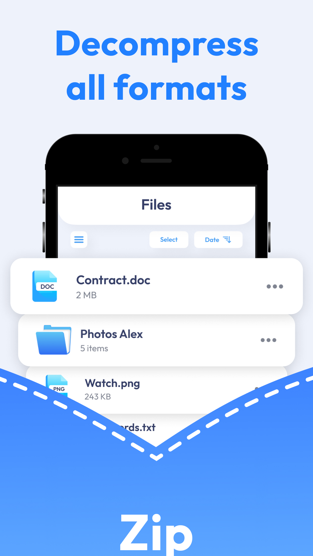 Unzip: Zip File Opener Unrar for iPhone - Download Unzip: Zip File Opener Unrar for iPhone - Download