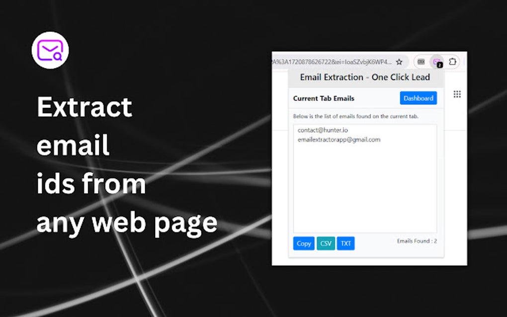 Email Extractor - One Click Lead Google Chrome 용 - 확장 프로그램 다운로드