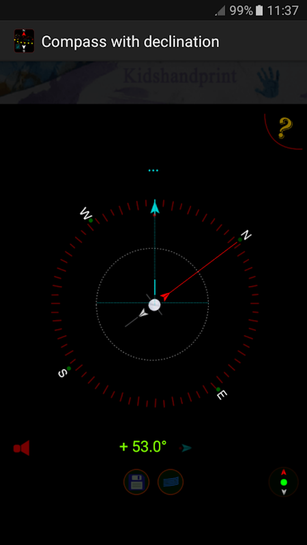 Android 용 Compass with declination APK - 다운로드