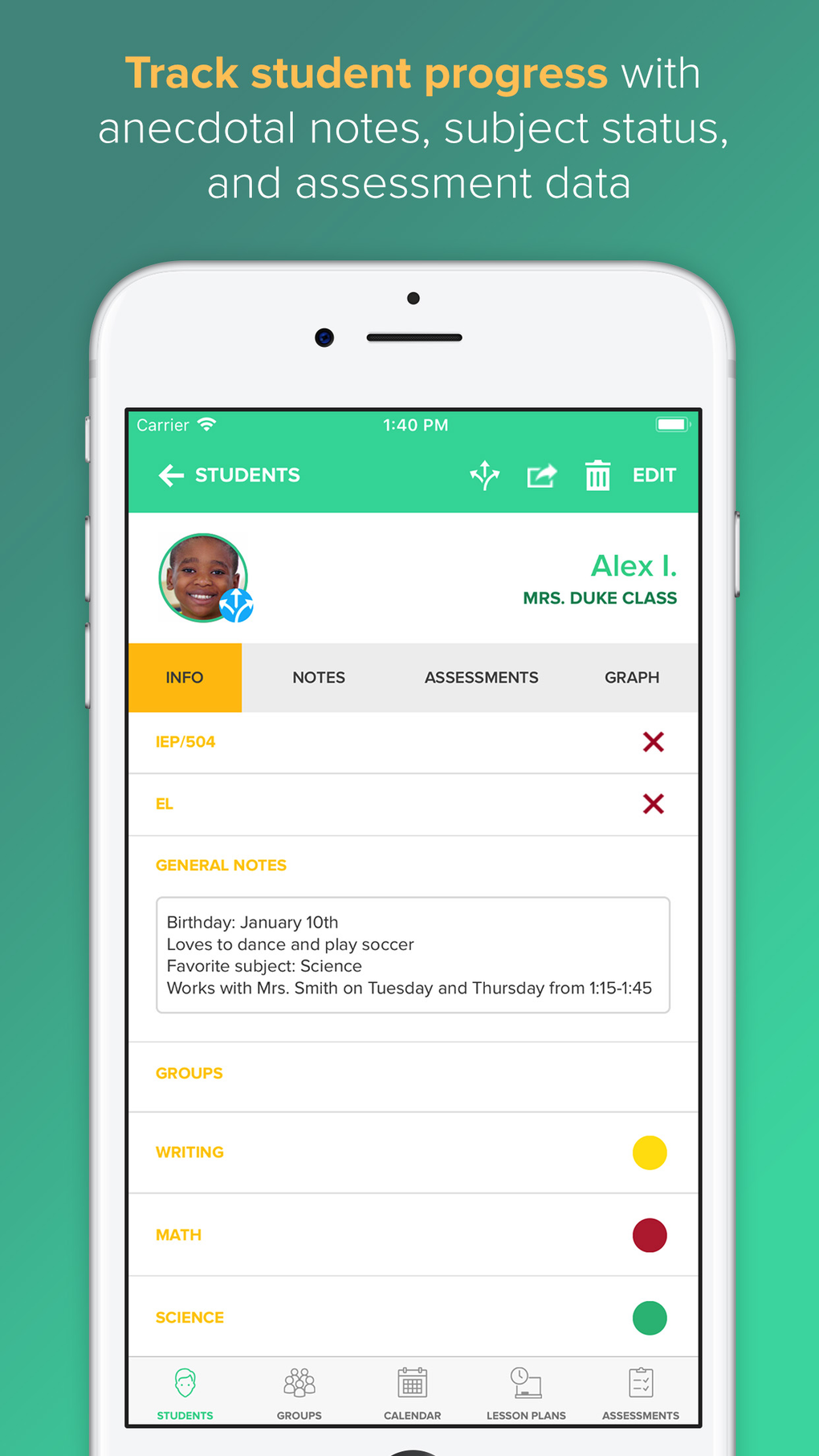 GRō - Guided Reading Organizer для iPhone — Скачать