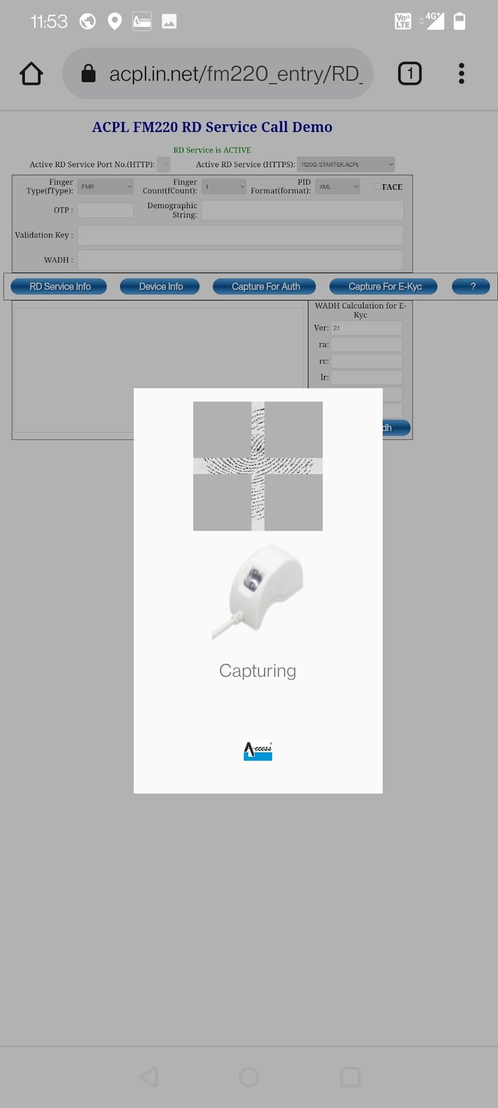 ACPL L1 RD Service for Android - Download
