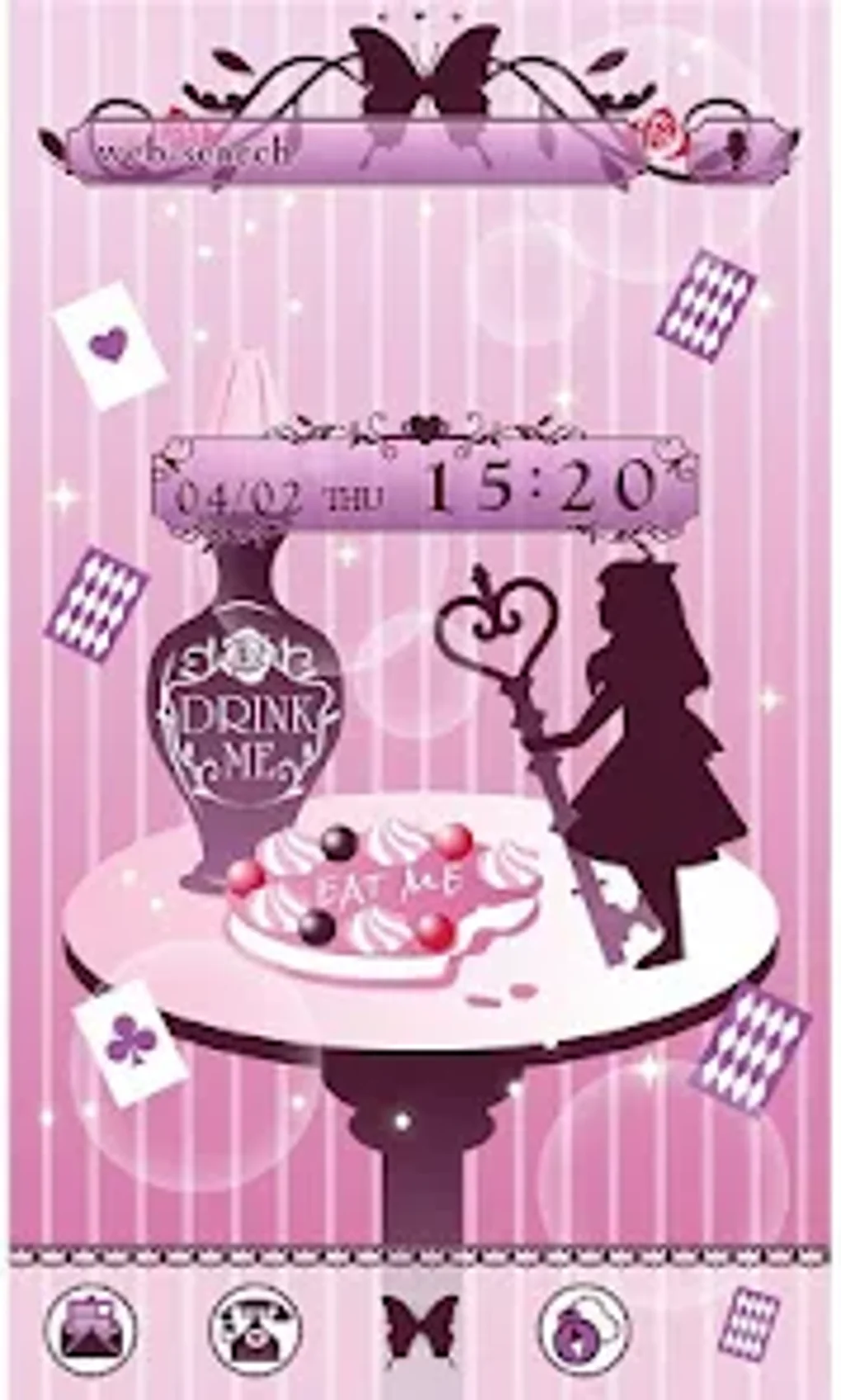 Alice Theme Drink MeEat Me for Android - Download