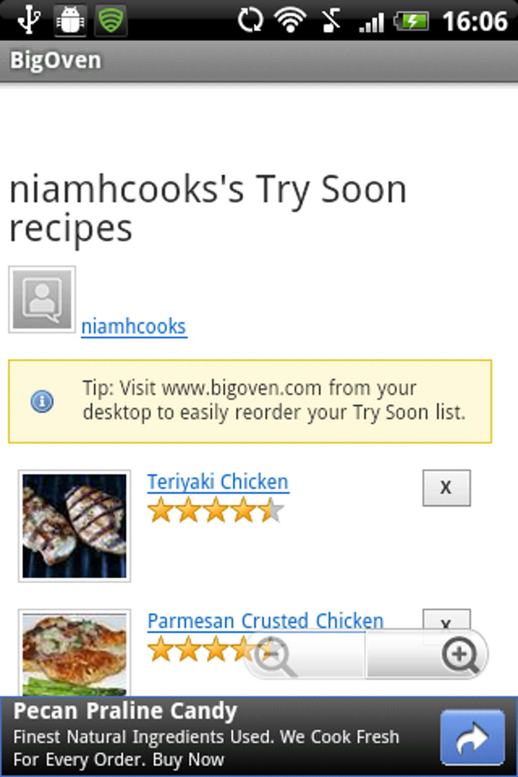 BigOven Recipes Meal Planner for iPhone - Download