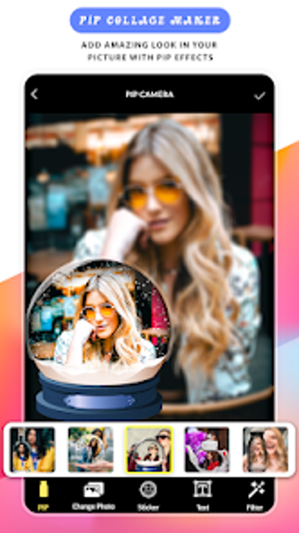 Pip Camera PIC IN PIC EDITOR - per Android - Download