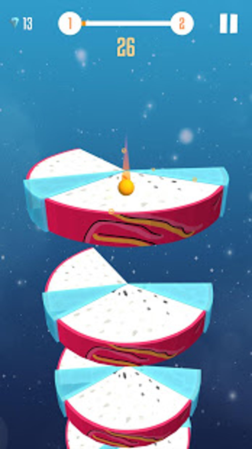 Android için Fruit Tower jump - İndir