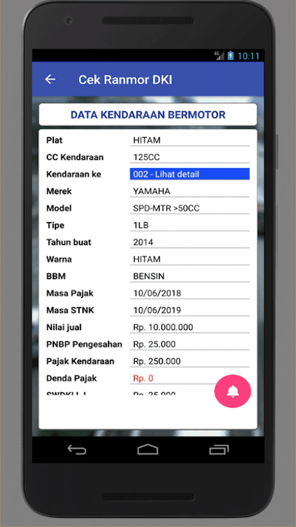 Cek Ranmor & Pajak DKI Jakarta for Android - Download
